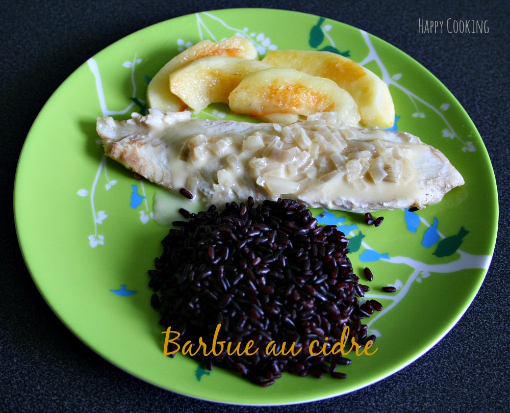 Filet de barbue au cidre – Happy Cooking