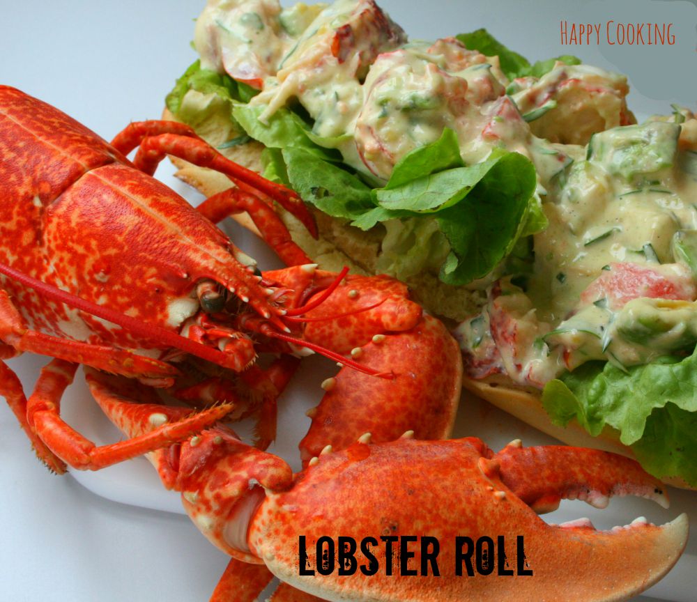 Lobster roll – Sandwich au homard – Happy Cooking